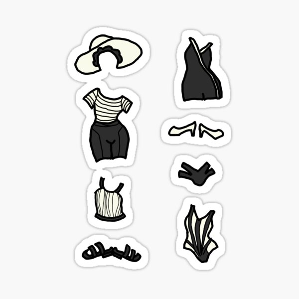 "Swimwear Chic" Sticker for Sale by LochNestFarm | Redbubble