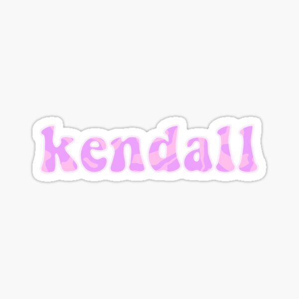 "Kendall custom" Sticker for Sale by janelstickerco | Redbubble