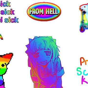 "Scenecore Sticker Pack 2" Sticker for Sale by ggradar | Redbubble