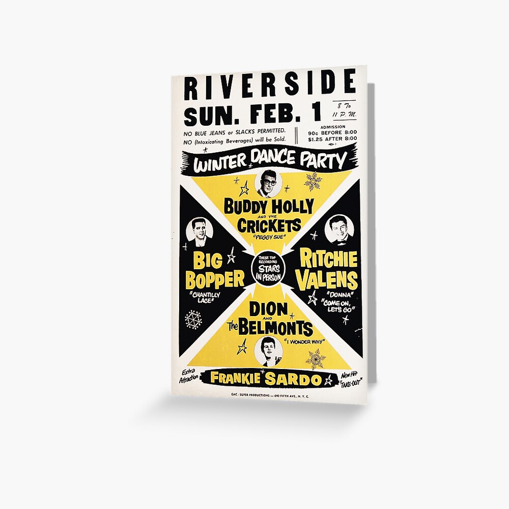 "Buddy Holly, The Big Bopper, Ritchie Valens, The Crickets - vintage ...