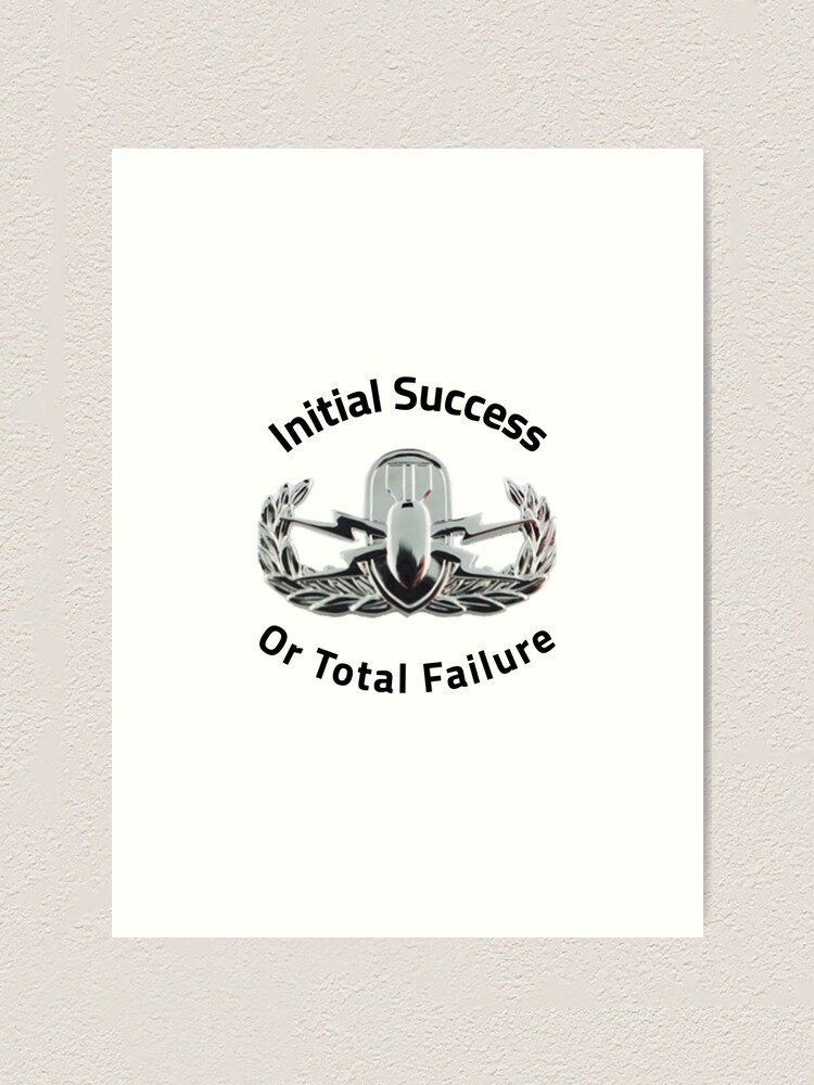 "Explosive Ordnance Disposal" Art Print by Turnerbilt | Redbubble