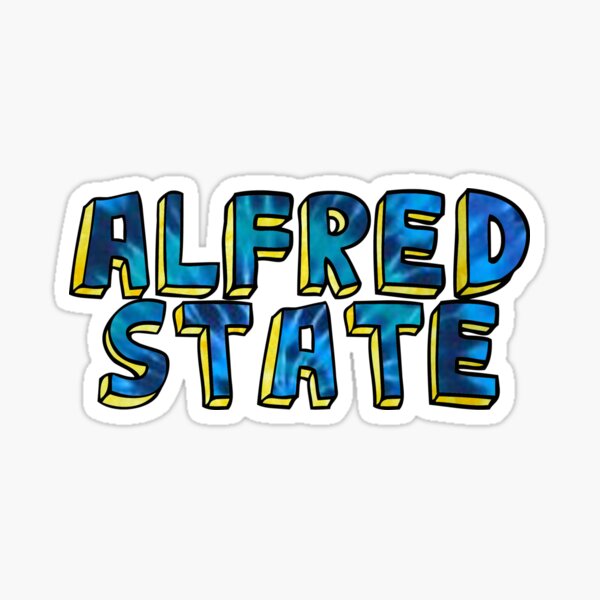 "Alfred State SUNY" Sticker by christyefox | Redbubble
