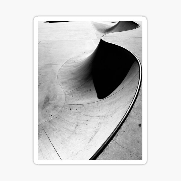 "Park Curves" Sticker by scottnorris75 | Redbubble