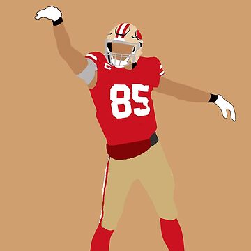 "George Kittle" Sticker for Sale by alex13614 | Redbubble