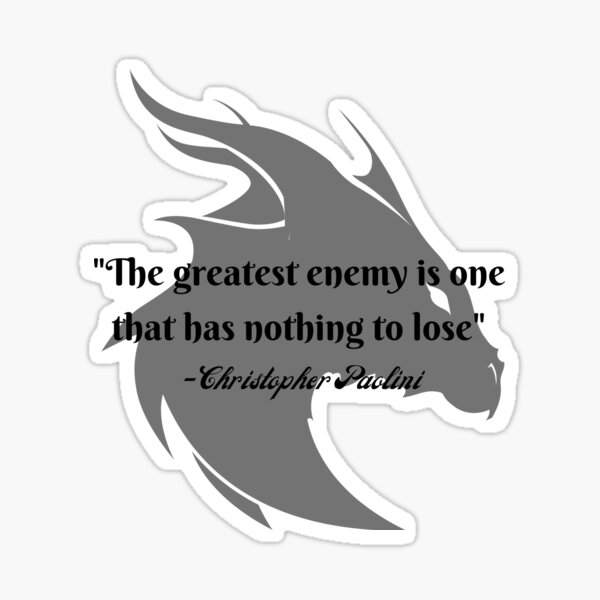 "The Inheritance Cycle Inspiring Quote" Sticker for Sale by CeasarBratz ...