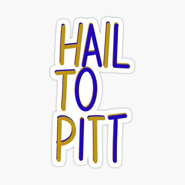 "Pitt" Sticker for Sale by maddiesiegel | Redbubble