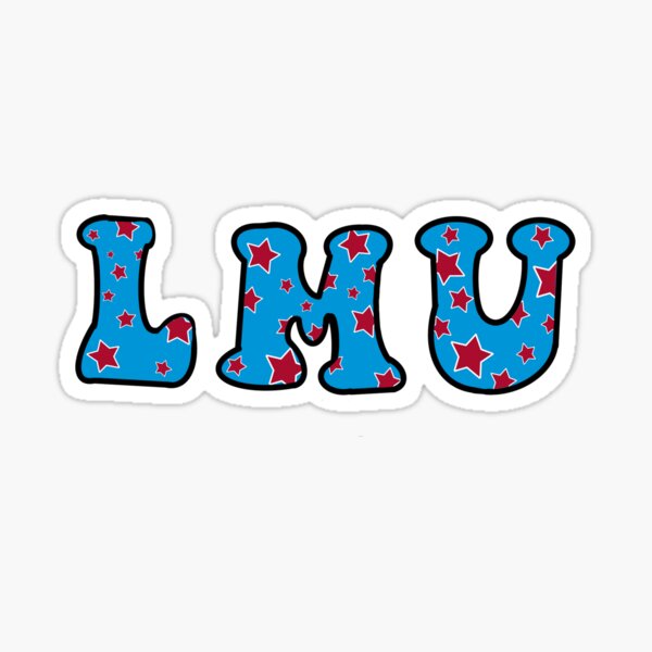 "Loyola Marymount University- Logo with Stars" Sticker for Sale by ...