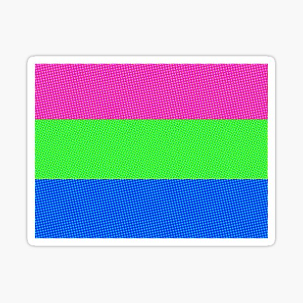 "Dotted Polysexual Pride" Sticker by KeidiLogan | Redbubble