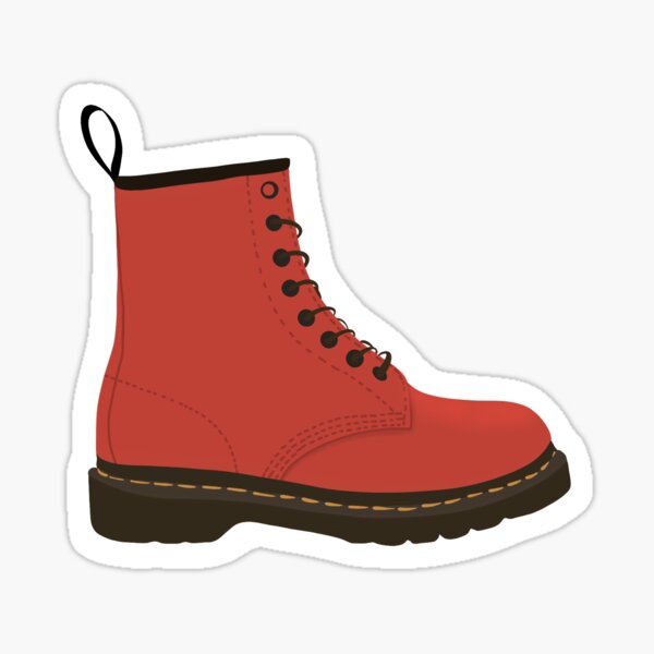 "Dr Martens Boot" Sticker by sophiajohannah | Redbubble