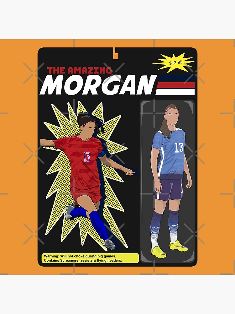 "Alex Morgan Retro Superhero Action Figure USWNT " Poster by Hevding ...