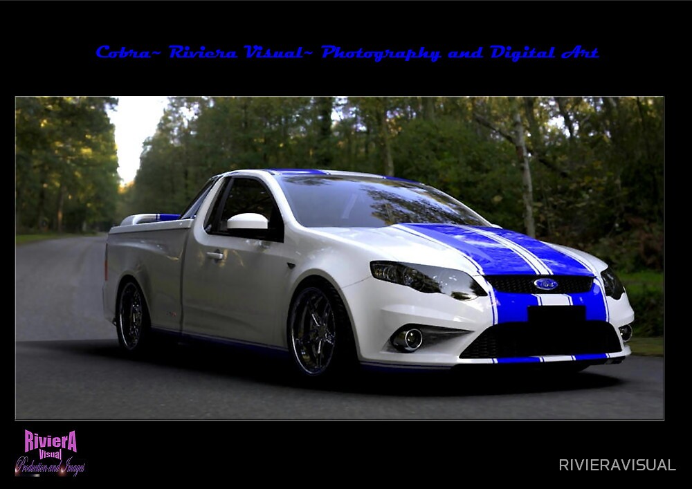 "Riviera Visual~Digital Art~ Cobra Falcon Ute" by RIVIERAVISUAL | Redbubble