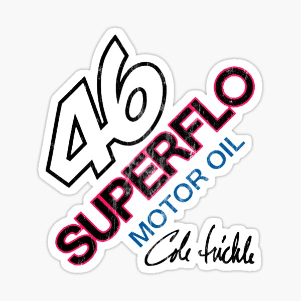 "Days of Thunder Cole Trickle 46 Superflo" Sticker for Sale by n0l4n ...