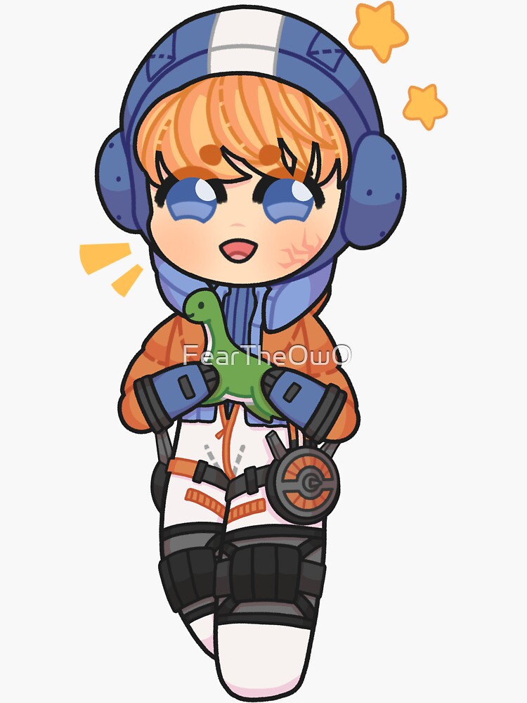 "Wattson from Apex Legends" Sticker for Sale by FearTheOwO | Redbubble