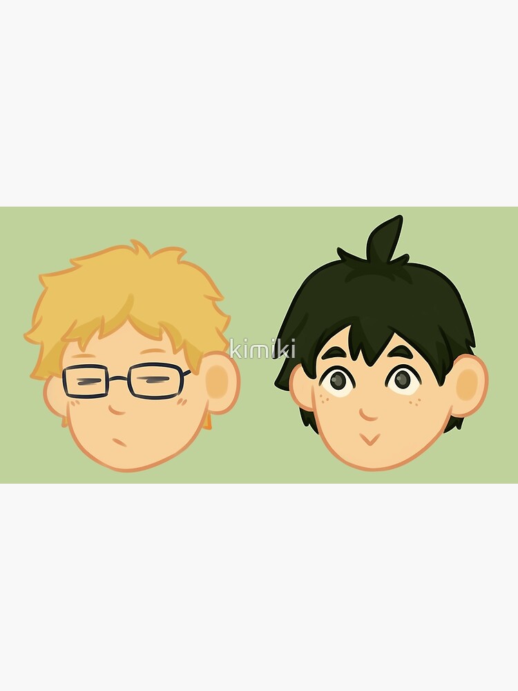 "Tsukki & Yamaguchi" Poster by kimiki | Redbubble