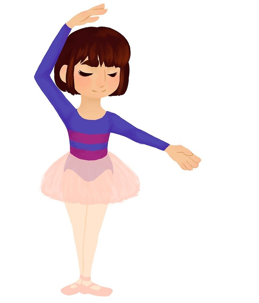 "Undertale Ballet Frisk" by Dino-Confetti | Redbubble