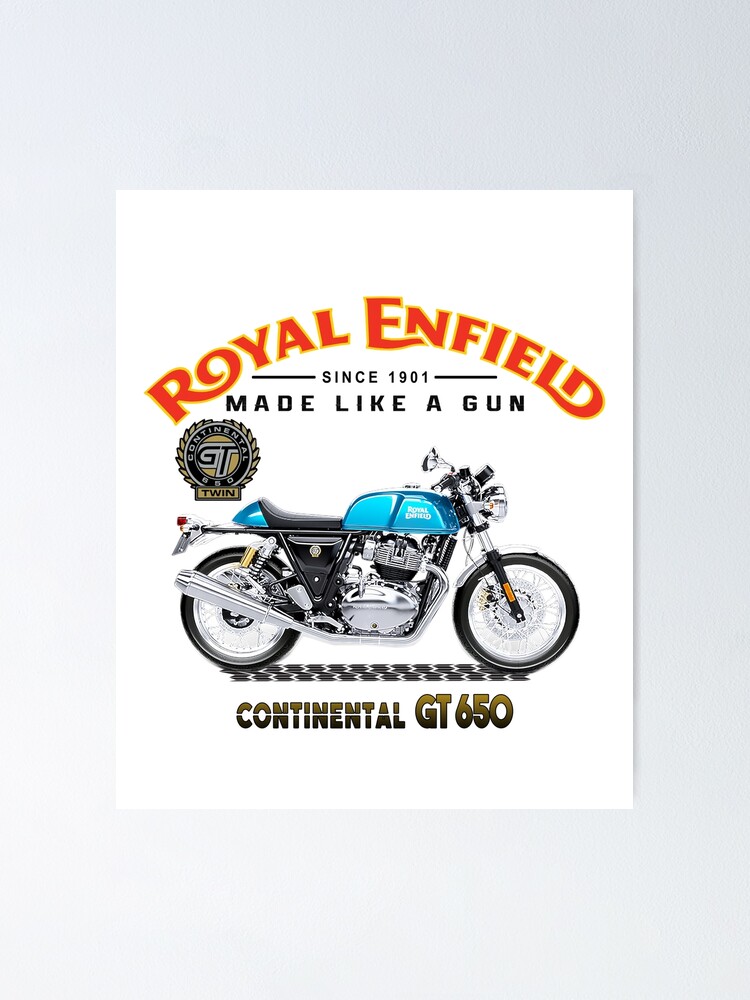 "The Royal Enfield Continental GT 650" Poster by Ramkumar9962 | Redbubble