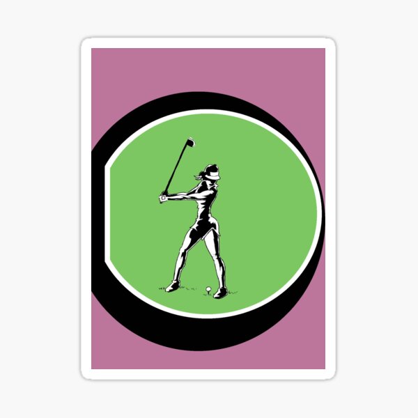 "Ladies Of Golf" Sticker by LopesArtDesigns | Redbubble
