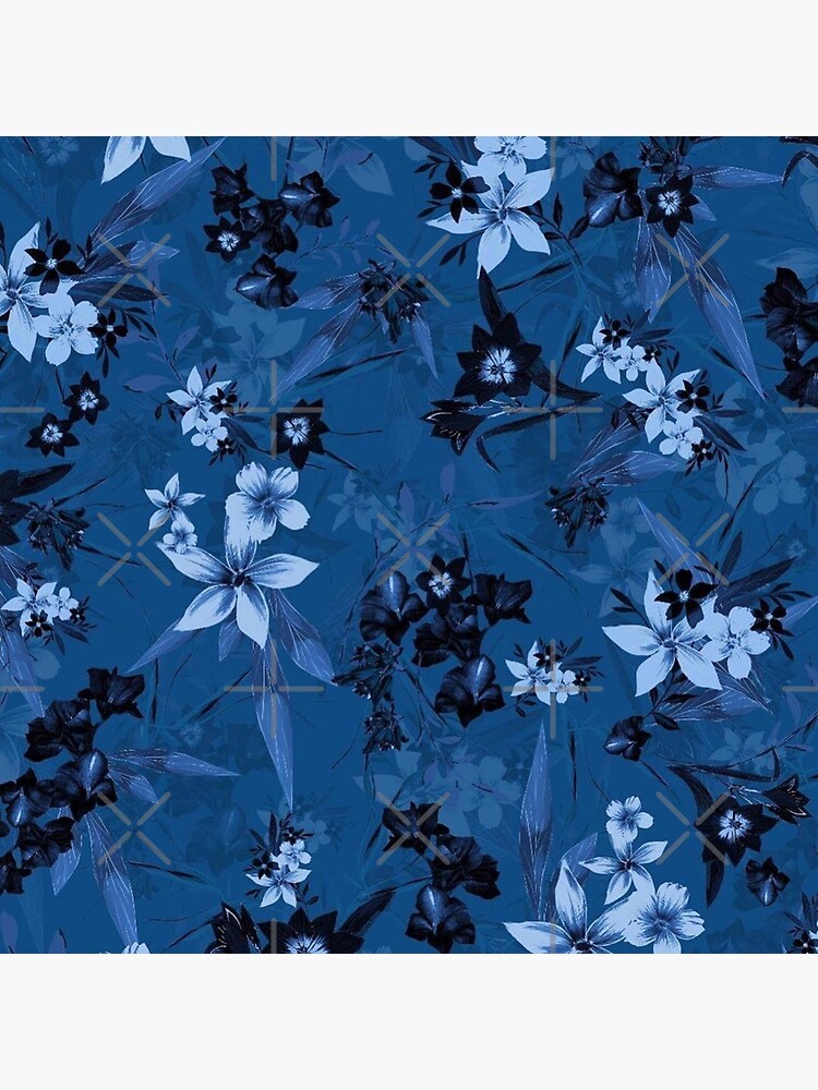 "midnight floral pattern " Art Print for Sale by Sharan Shetty | Redbubble
