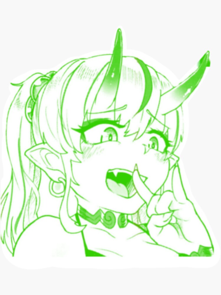 "Neon anime" Sticker by Eunjoshiii | Redbubble