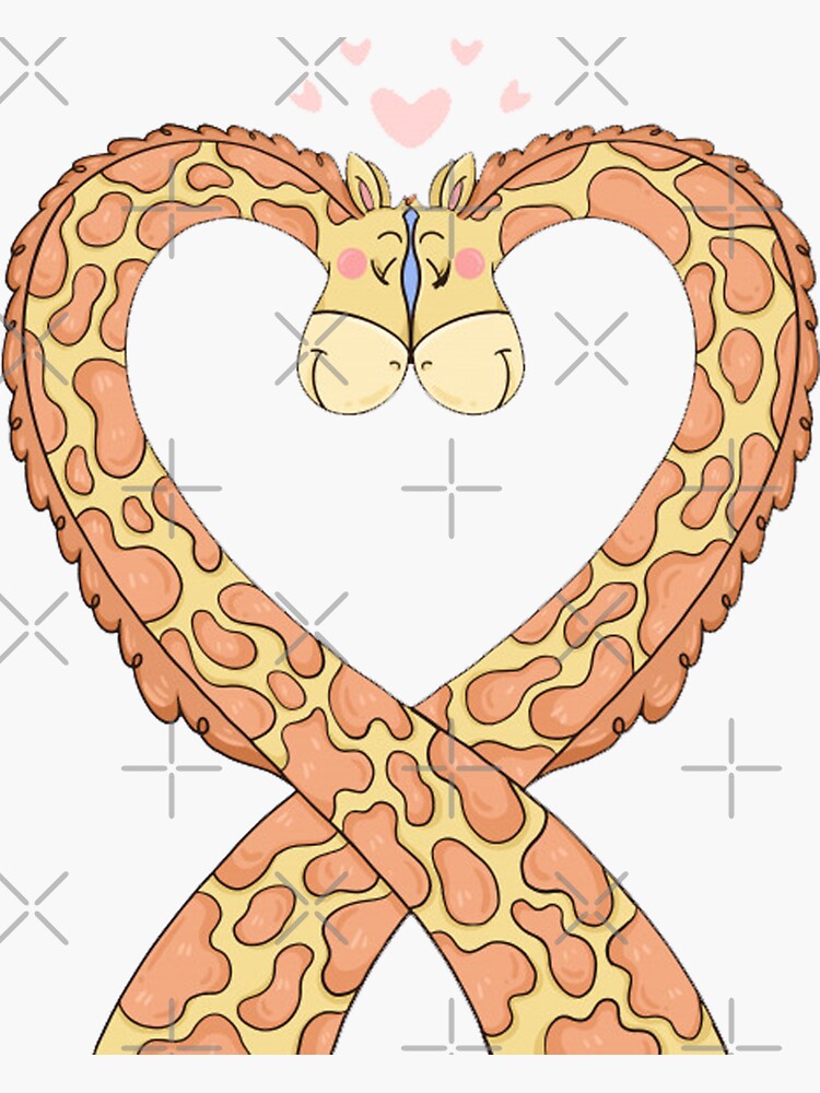 " Giraffe Art" Sticker by zanbo | Redbubble