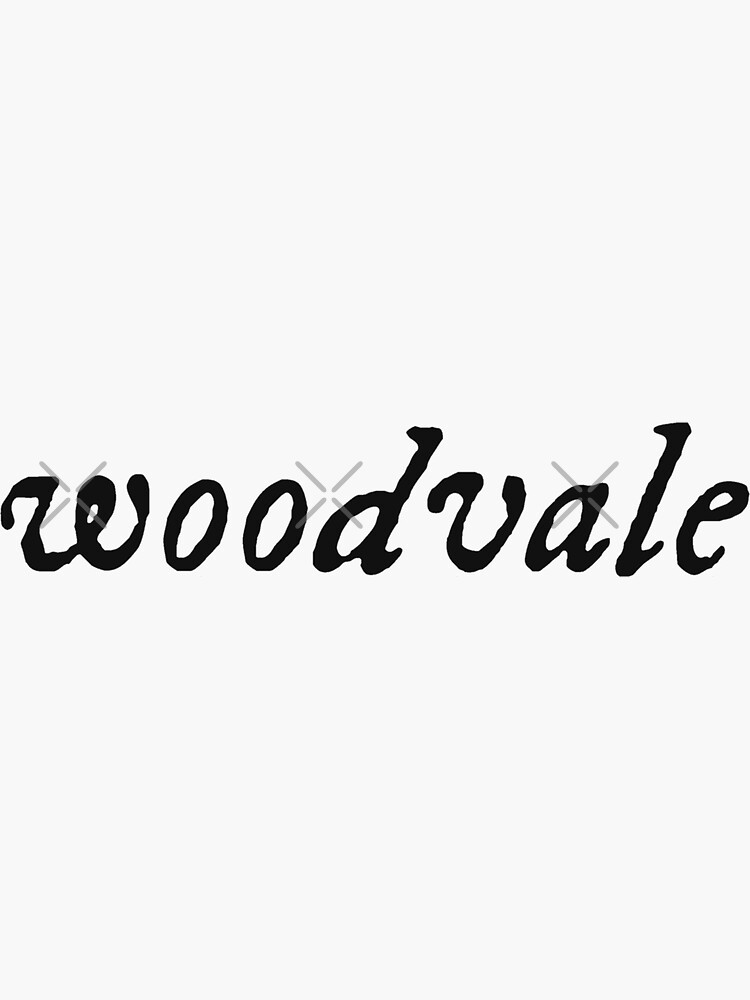 "woodvale" Sticker for Sale by yntcd | Redbubble