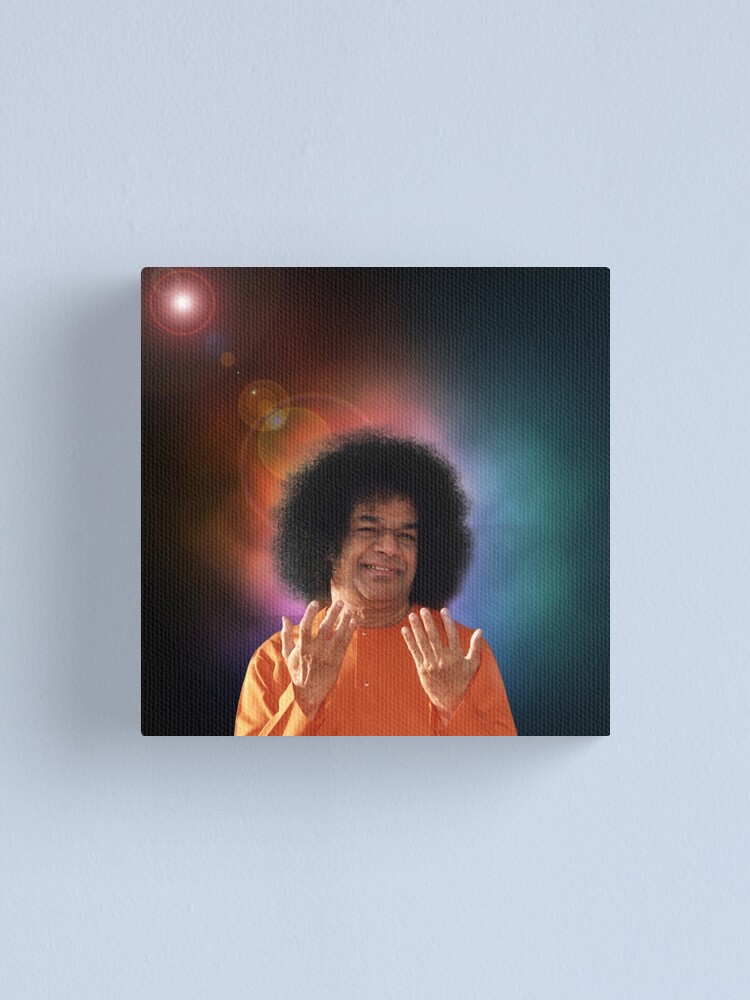 "Sathya Sai Baba Graphics" Canvas Print for Sale by sathyas-corner ...
