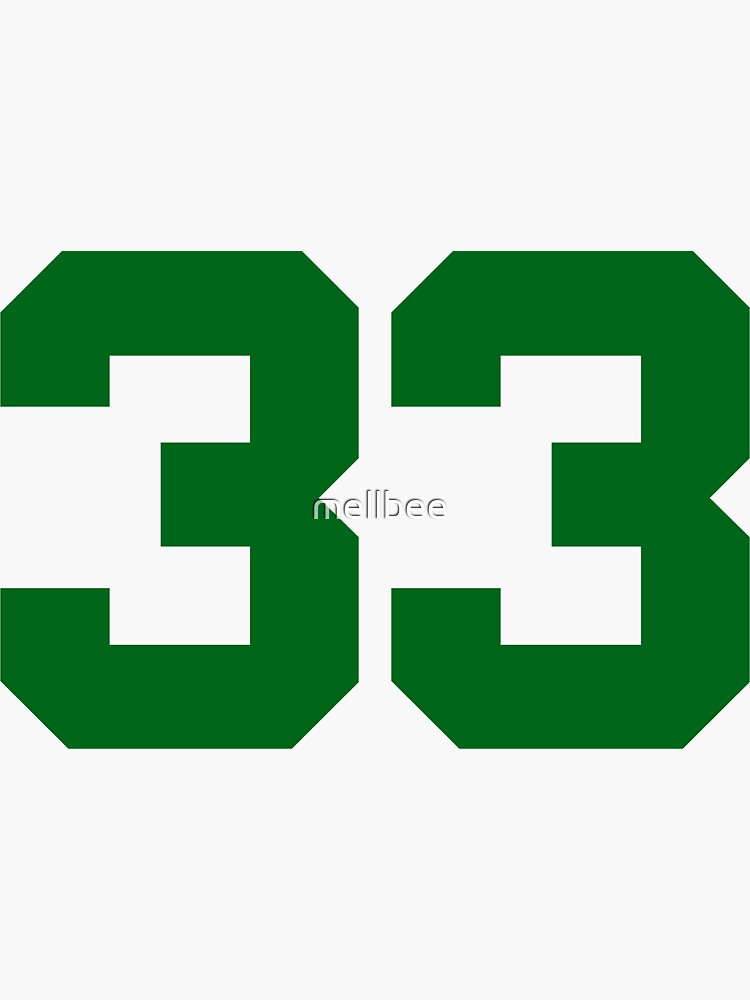 "#33" Sticker for Sale by mellbee | Redbubble