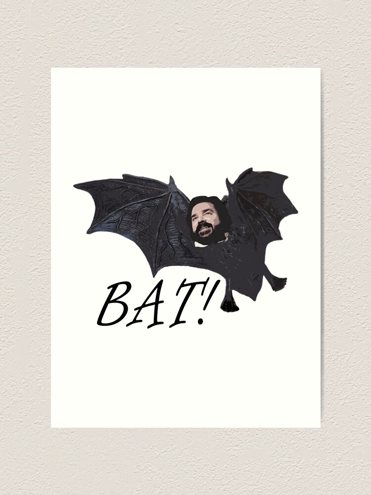 "Funny Laszlo - Bat! - Jackie Daytona - What We Do in the Shadows" Art ...
