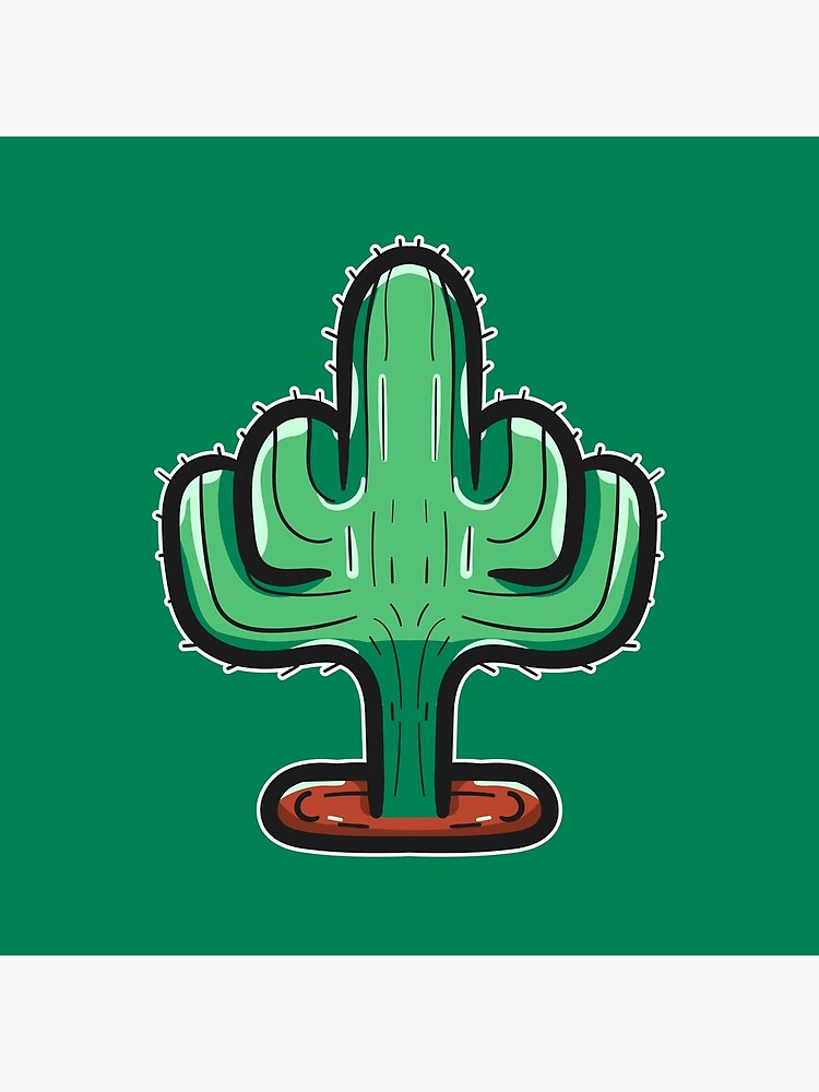 "Cactus middle finger" Poster for Sale by Dzulhan | Redbubble