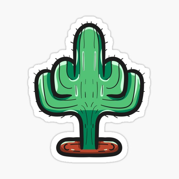 Cactus Middle Finger Sticker For Sale By Dzulhan Redbubble cactus-middle-finger-sticker-for-sale-by-dzulhan-redbubble