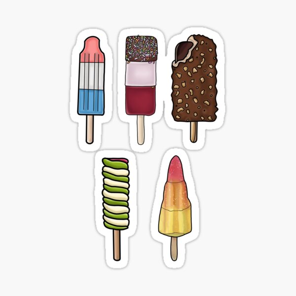 "popsicle sticker pack" Sticker for Sale by brandon1583 | Redbubble