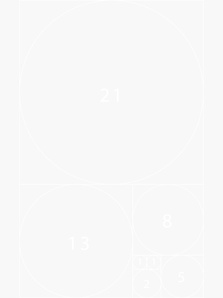 "Golden Ratio" Sticker for Sale by waleedmurad | Redbubble