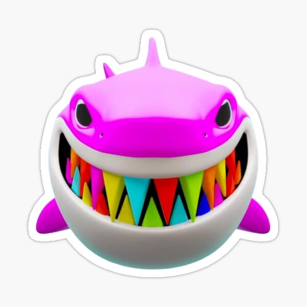 "Gooba Shark 6ix9ine" Sticker for Sale by Yaikmic | Redbubble