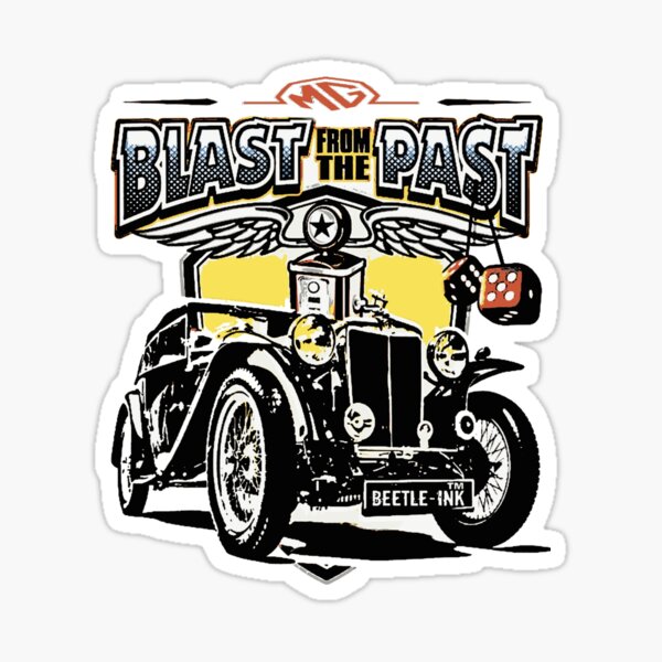 "Blast from the Past" Sticker by stevenpoulton | Redbubble