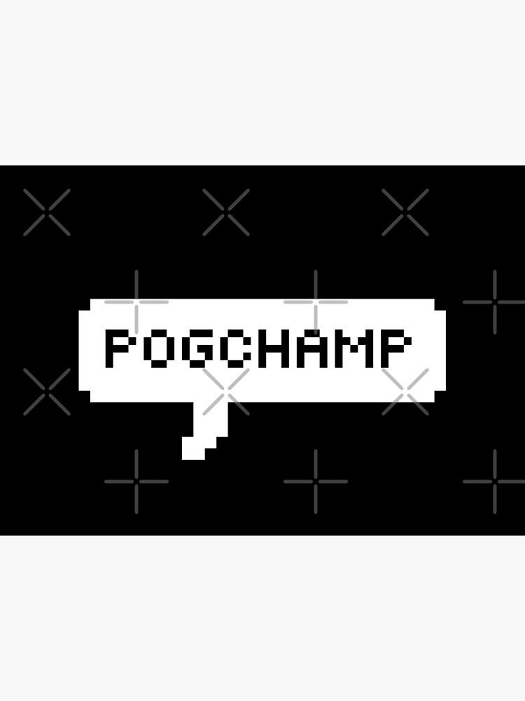 "Pogchamp Emote Text Speech Bubble " Art Print for Sale by CrystalCrush ...
