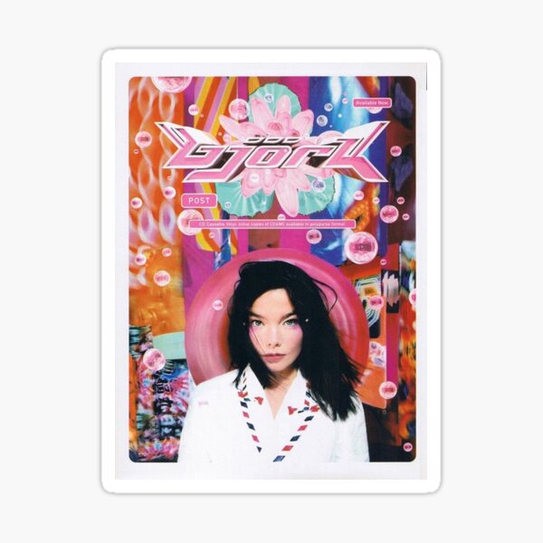 "bjork aesthetic" Sticker by sabrinamerg | Redbubble