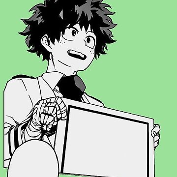 "Deku name tag" Sticker for Sale by BukLauDesu | Redbubble