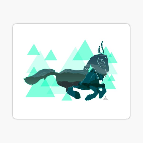 "Lord of the Mountain [BOTW]" Sticker by ill-habit | Redbubble