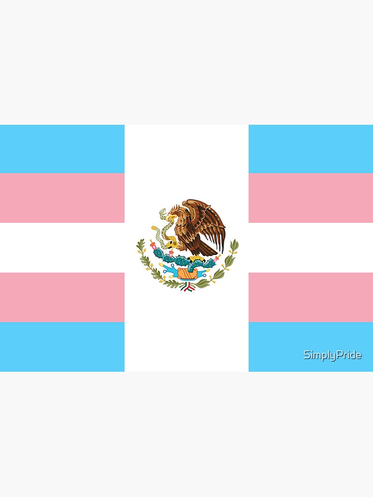 "Mexican Trans Pride Flag" Sticker by SimplyPride | Redbubble