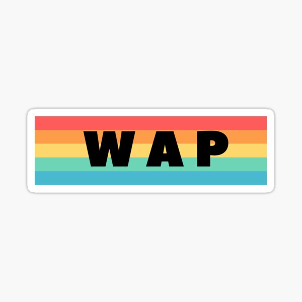 "wap cardi b" Sticker for Sale by berenger04 | Redbubble