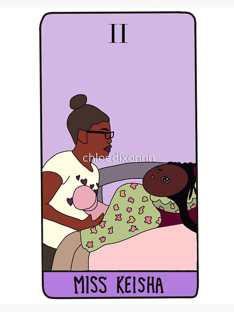 Póster «Carta del Tarot de Miss Keisha Vine» de chloedixonnn | Redbubble