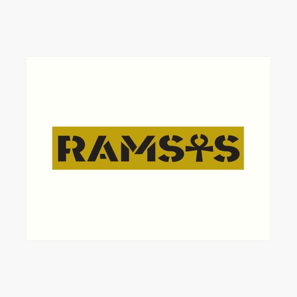 "Ramses Logo" Art Print by emhoteb | Redbubble
