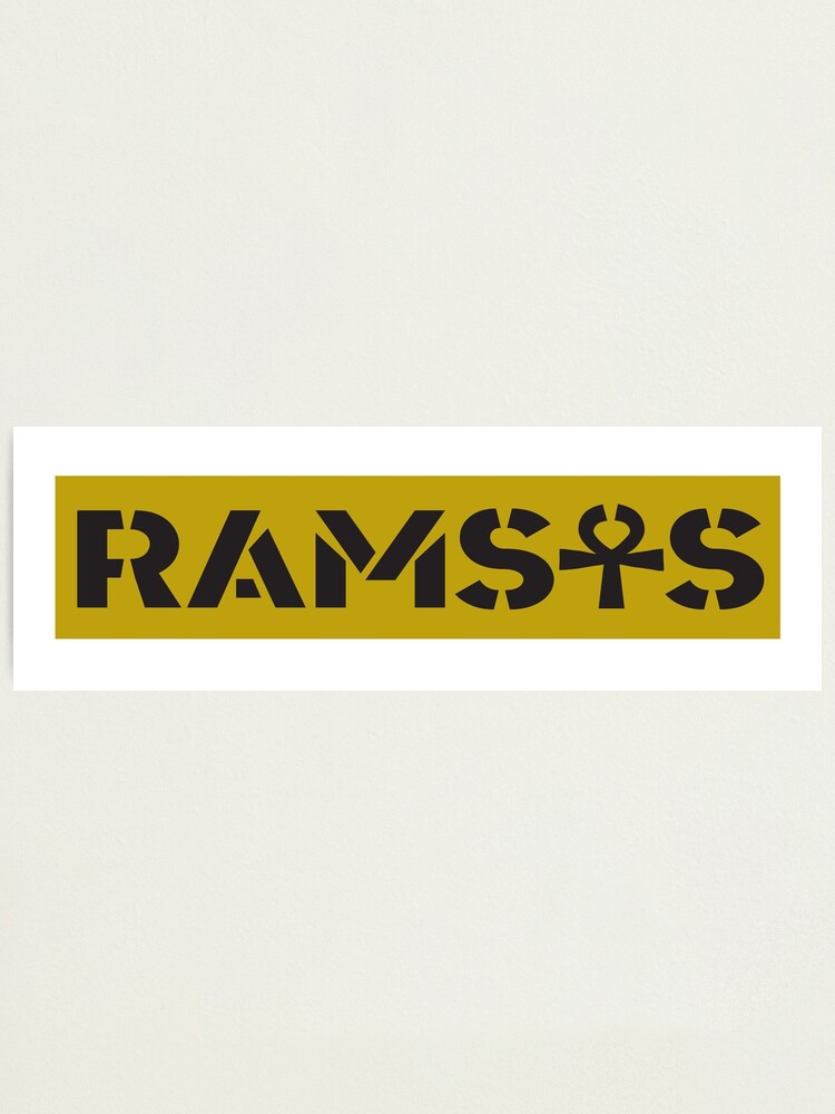 "Ramses Logo" Photographic Print for Sale by emhoteb | Redbubble