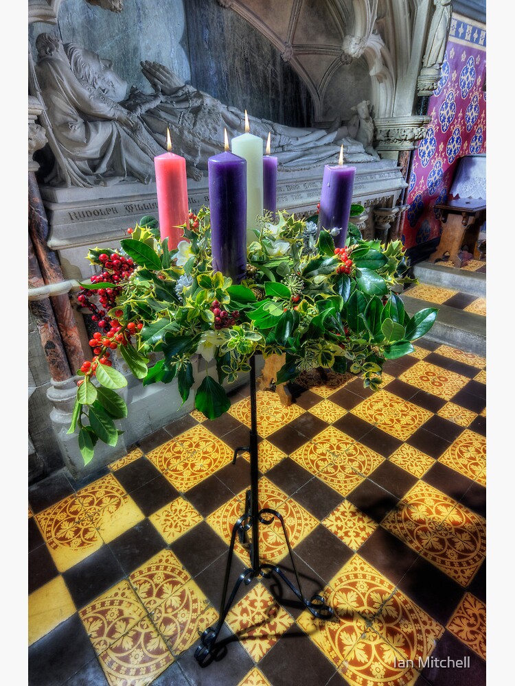 " Advent Wreath" Poster for Sale by Ian Mitchell | Redbubble
