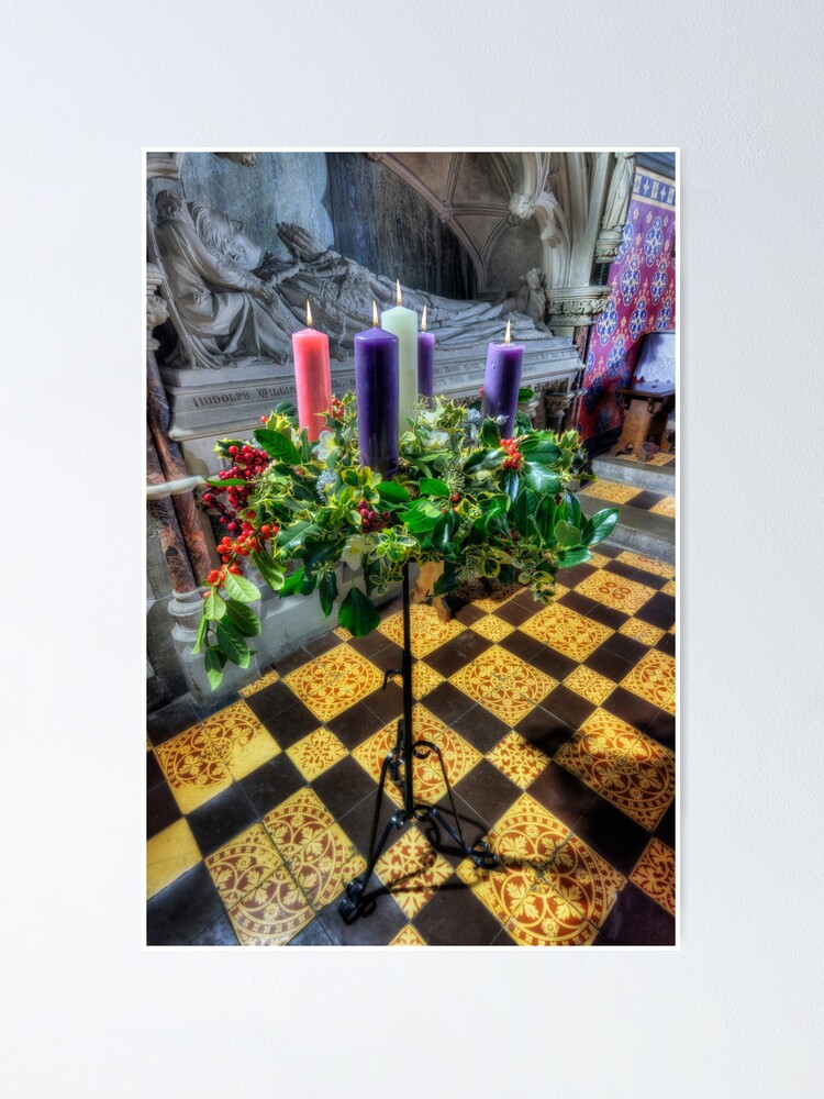 " Advent Wreath" Poster for Sale by Ian Mitchell | Redbubble