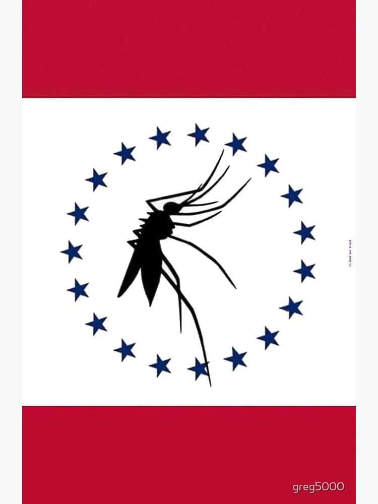 "Mississippi Mosquito Flag - Vertical" Sticker for Sale by greg5000 ...