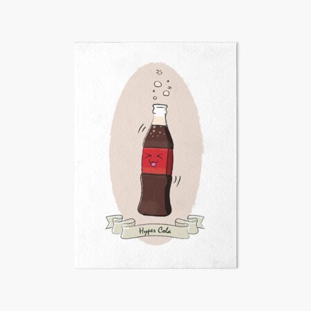 "Hyper Cola Cute Art" Art Board Print for Sale by princebardon | Redbubble