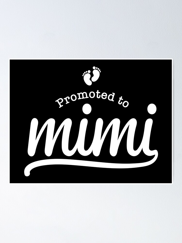"Mimi, cute mimi gift mother's day mimi" Poster for Sale by ...