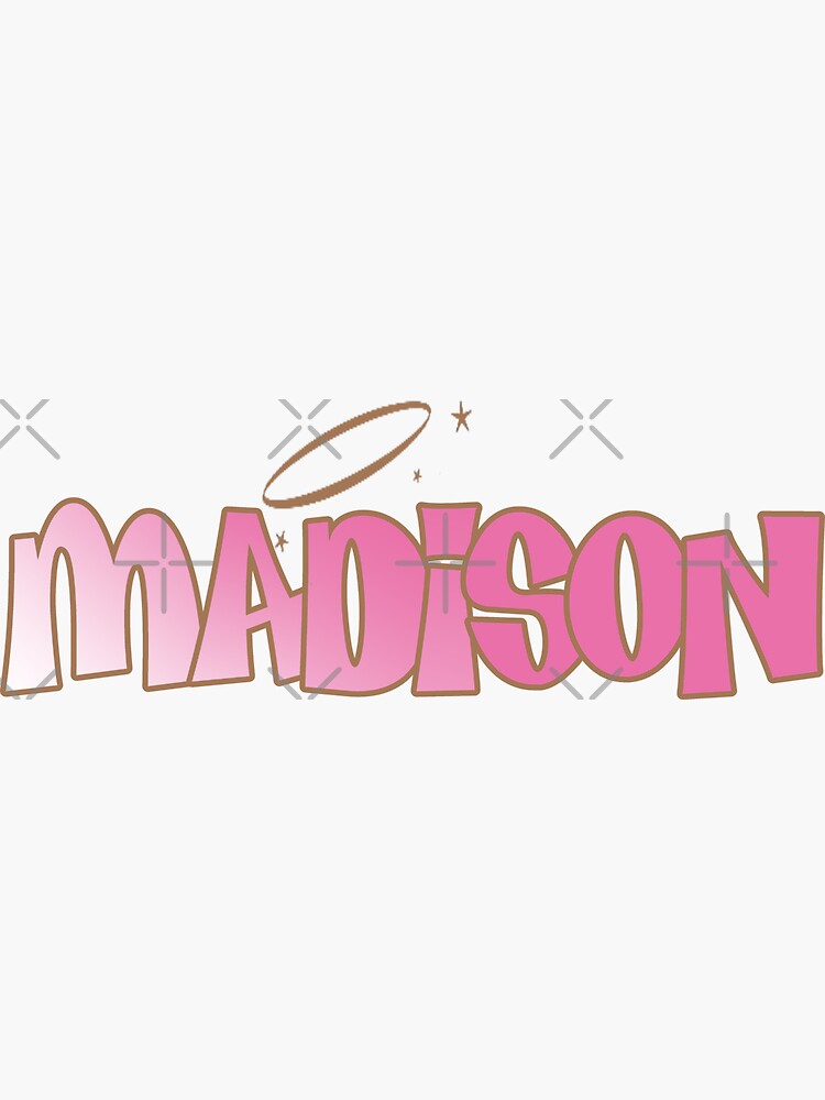 Madison Pink Baddie Sticker For Sale By Adrenaline2120 Redbubble