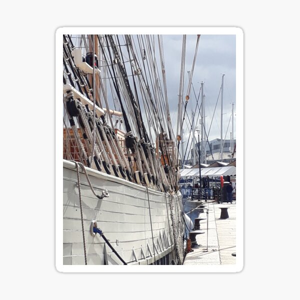 "Wooden ship, Sailing Boat" Sticker by cas121 | Redbubble